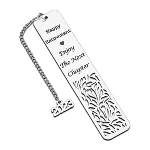 2023 retirement gifts for women men happy retirement bookmark gifts coworker colleague employee appreciation gifts retired teacher nurse coach best friend boss leader going leaving away goodbye gifts