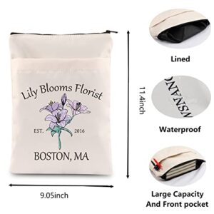 TOBGB Book Lovers Gifts COHO Fans Book Sleeve Book Covers Book Protector Bookworm Gifts for Book Lovers Book Sleeve With Zipper (Blooms Florist)