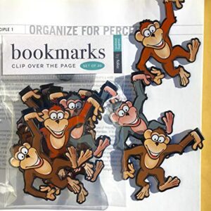 BEE Bookmarks - (Set of 20 Book Markers) Bulk Animal Bookmarks for Students, Kids, Teens, Girls & Boys. Ideal for Reading incentives, Birthday Favors, Reading Awards and Classroom Prizes!