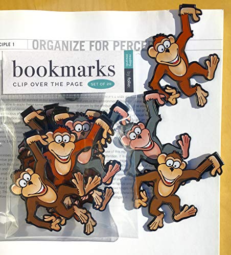 BEE Bookmarks - (Set of 20 Book Markers) Bulk Animal Bookmarks for Students, Kids, Teens, Girls & Boys. Ideal for Reading incentives, Birthday Favors, Reading Awards and Classroom Prizes!