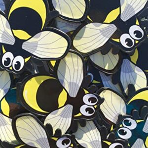 BEE Bookmarks - (Set of 20 Book Markers) Bulk Animal Bookmarks for Students, Kids, Teens, Girls & Boys. Ideal for Reading incentives, Birthday Favors, Reading Awards and Classroom Prizes!