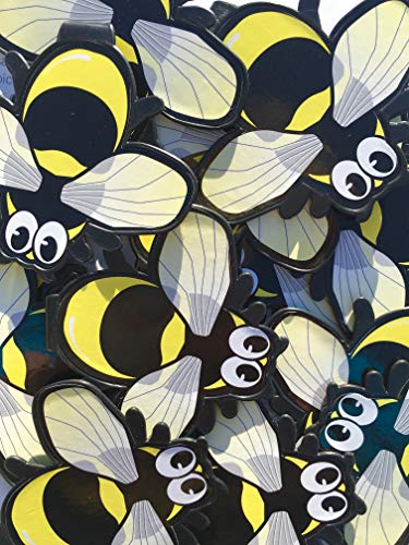 BEE Bookmarks - (Set of 20 Book Markers) Bulk Animal Bookmarks for Students, Kids, Teens, Girls & Boys. Ideal for Reading incentives, Birthday Favors, Reading Awards and Classroom Prizes!