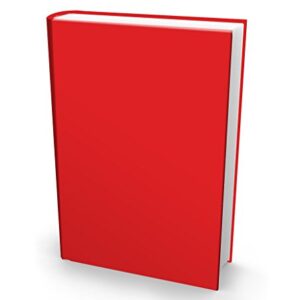 Book Sox Stretchable Book Cover: Jumbo Solid Red. Fits Most Hardcover Textbooks up to 9 x 11. Adhesive-Free, Nylon Fabric School Book Protector. Easy to Put On. Washable & Reusable Jacket.