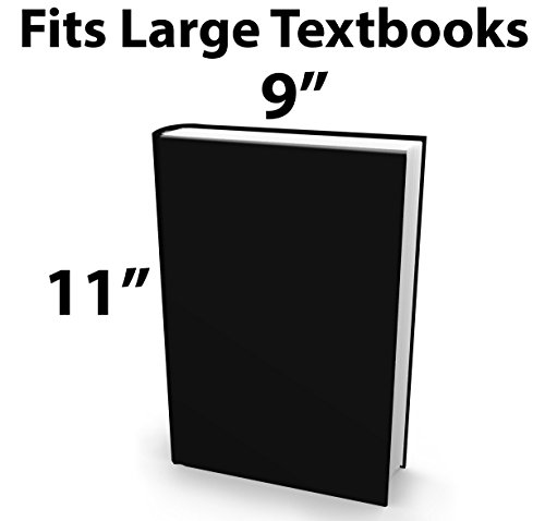 Book Sox Stretchable Book Cover: Jumbo Solid Red. Fits Most Hardcover Textbooks up to 9 x 11. Adhesive-Free, Nylon Fabric School Book Protector. Easy to Put On. Washable & Reusable Jacket.