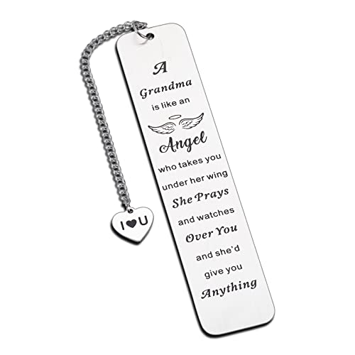 Grandma Gifts from Grandchildren Birthday Gifts for Grandmother from Grandaughter Grandson Mother's Day Gift Bookmark for Grandma Nana Grammy Grandmother Gift from Teen Kid First Time New Grandma Gift