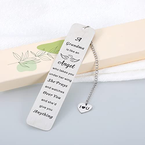 Grandma Gifts from Grandchildren Birthday Gifts for Grandmother from Grandaughter Grandson Mother's Day Gift Bookmark for Grandma Nana Grammy Grandmother Gift from Teen Kid First Time New Grandma Gift