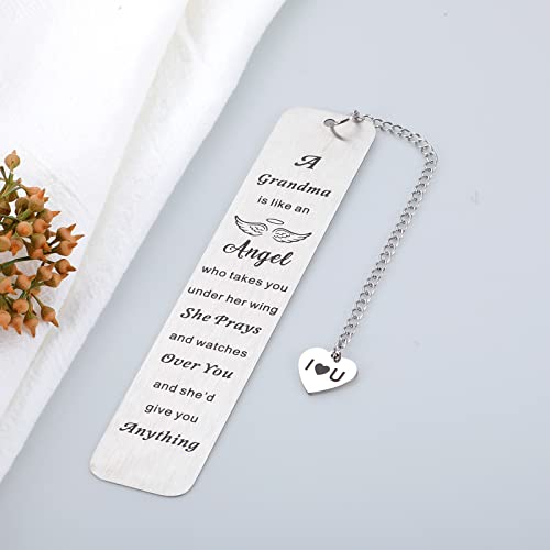 Grandma Gifts from Grandchildren Birthday Gifts for Grandmother from Grandaughter Grandson Mother's Day Gift Bookmark for Grandma Nana Grammy Grandmother Gift from Teen Kid First Time New Grandma Gift