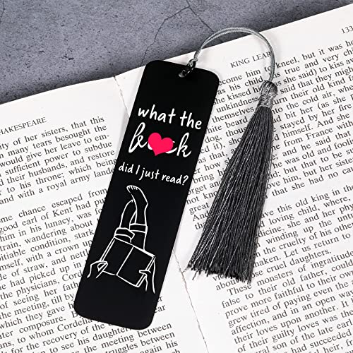 Funny Gifts Bookmarks for Women Men Inspirational Bookish Gifts for Booklovers Reader Friends Coworker Employee Christmas Stocking Stuffers Birthday Valentines Book Reading Club Parents