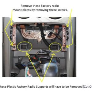 Double Din Dash Kit Aftermrket Radio Install Compatible with Jeep Liberty 2003-2007 with Premium Infiniti Sound Systems