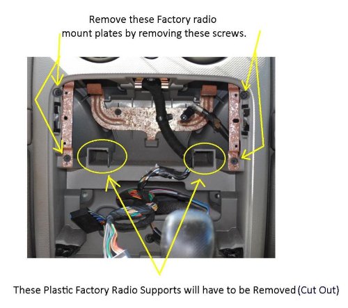 Double Din Dash Kit Aftermrket Radio Install Compatible with Jeep Liberty 2003-2007 with Premium Infiniti Sound Systems