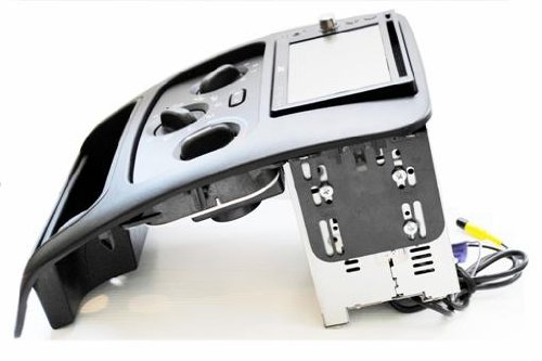 Double Din Dash Kit Aftermrket Radio Install Compatible with Jeep Liberty 2003-2007 with Premium Infiniti Sound Systems