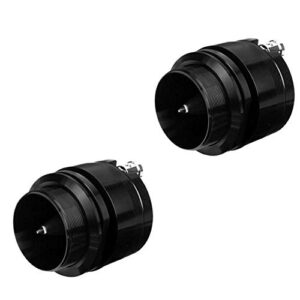 2) audiopipe atq-1550 1″ 200w 4 ohm aluminum titanium car audio bullet tweeters