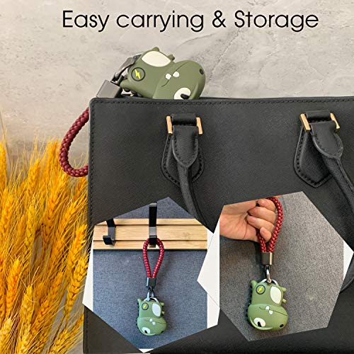 Cute Dinosaur Car Key Fob Cover Case for Honda Smart keyless Entry Remote 4 Buttons Car ,Anti-Lost KeyChain Straps Car Key Shelf Protector for Honda 2020 2021 Accord Civic Pilot Odyssey Crv Clarity