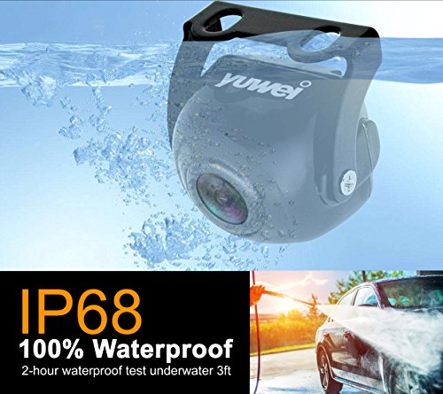 Backup Camera with 170 Degree Wide Viewing Angle High Definition and Waterproof IP68