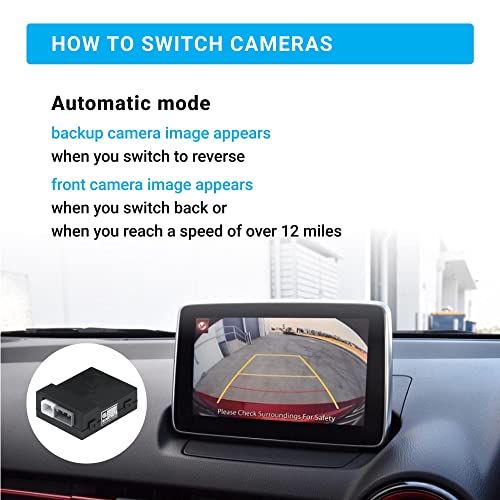 RFCC TTG2 Car Camera Control Switch System for Toyota Touch 2/Entune Front View Camera Adapter