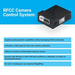 RFCC TTG2 Car Camera Control Switch System for Toyota Touch 2/Entune Front View Camera Adapter