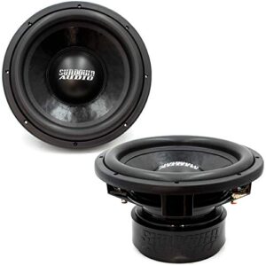 pair of sa-12 d4 classic- sundown audio 12″ 750w dual 4-ohm sa series subwoofer sa12d4