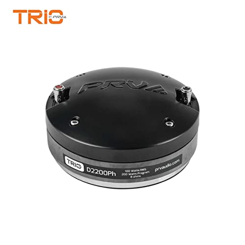 PRV AUDIO Compression Driver D2200Ph - 2 Inch Exit Phenolic Compression Driver for High Vocals - Pro Car Audio Systems