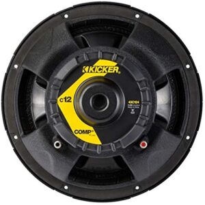 Kicker Bundle Compatible with 2002-2013 Chevy Avalanche C12 Comp Dual 12" Loaded Sub Box Enclosure