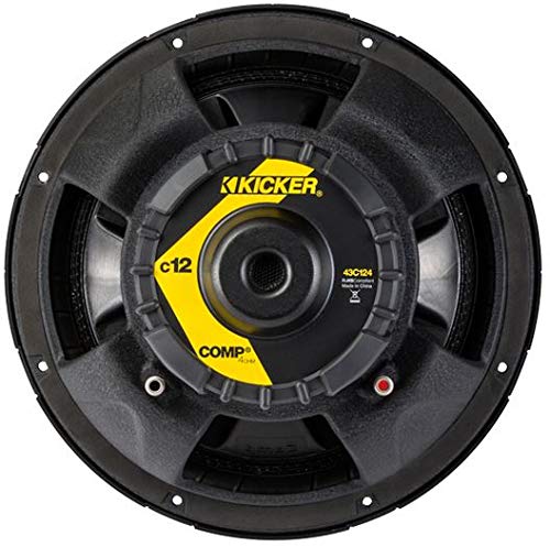 Kicker Bundle Compatible with 2002-2013 Chevy Avalanche C12 Comp Dual 12" Loaded Sub Box Enclosure