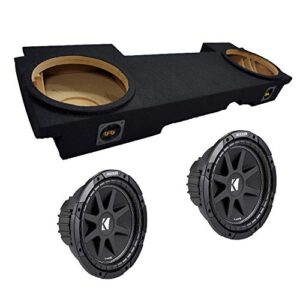 Kicker Bundle Compatible with 2002-2013 Chevy Avalanche C12 Comp Dual 12" Loaded Sub Box Enclosure