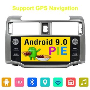 FLYUNICE 9.2 Inch Android 9.0 IPS Screen Car Stereo Radio GPS Navigation for Toyota 4Runner 2010-2019 Touch Screen 8 Core 4+64G Head Unit Carplay DSP Sound Multimedia Player WiFi (Silver Grey)