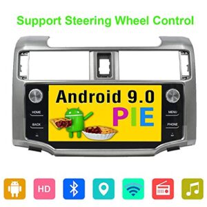 FLYUNICE 9.2 Inch Android 9.0 IPS Screen Car Stereo Radio GPS Navigation for Toyota 4Runner 2010-2019 Touch Screen 8 Core 4+64G Head Unit Carplay DSP Sound Multimedia Player WiFi (Silver Grey)