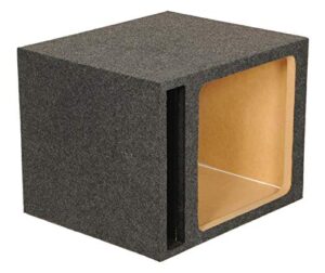 q power hd115 15″ single heavy duty vented square subwoofer sub enclosure box