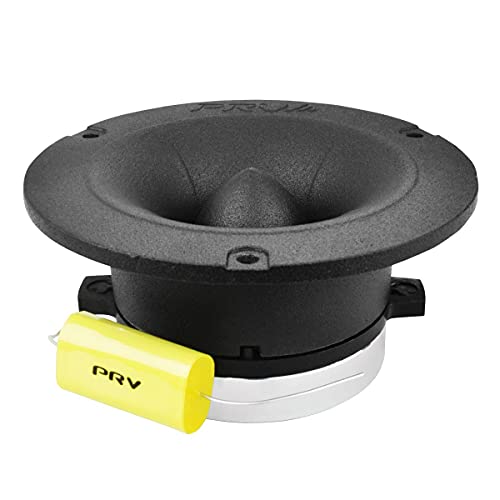 PRV AUDIO TW500My-Nd Mylar Neodymium 4" Bullet Super Tweeter 8 ohms 1.25" VC Pro Audio High Frequency Driver 108dB 75 Watts RMS (Single)