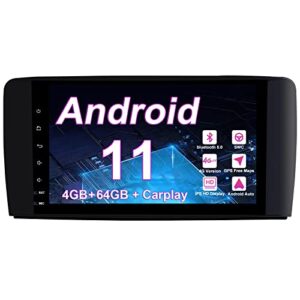 android 11 car radio stereo for mercedes-benz gl ml class w164 x164 ml350 ml450 ml500 gl320 gl450 octa core 4gb ram 64gb rom ips multi-touch screen double din wireless carplay