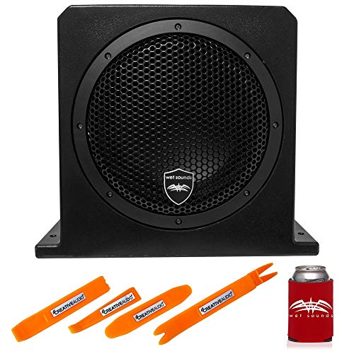 wet sounds Stealth AS-10 500 watts Active Subwoofer Enclosure with Creative Audio Panel Tool Kit