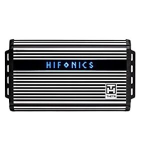 Hifonics ZTH-1425.4D Zeus Theta Compact Full Range 4 Channel Car Audio Amplifier (Silver) – Class D Amp, 1400-Watt, Onboard Electronic Crossover, Built-in Bass Control, Bridgeable