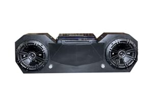 universal radio stereo bt capable sound bar utv golf cart speakers pods