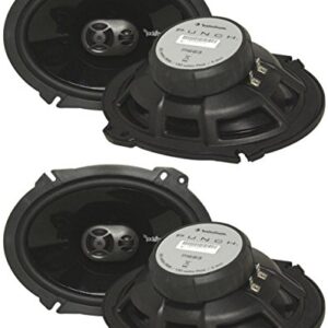 2 Pairs Of Rockford Fosgate P1683 130W 6"x8" 3-Way Car Stereo Speakers 6x8 Punch