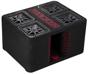 kicker 47ql7r12 car audio quad l7r 12″ subwoofer spl 4800w sub box enclosure new