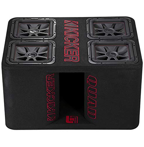 KICKER 47QL7R12 Car Audio Quad L7R 12" Subwoofer SPL 4800W Sub Box Enclosure New