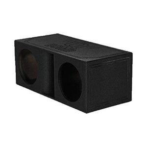 Q Power QBomb Dual Vented Horn Ported Subwoofer Box Finished with Bed Liner