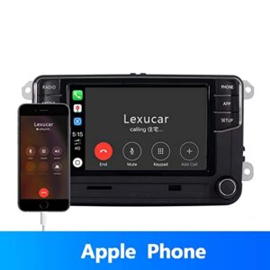 Amzparts RCD360 RCD330 Carplay Android Auto MIB Car Radio Compatible for Golf 5 6 MK5 MK6 Polo Passat B6 B7 CC 6RD 035 187B