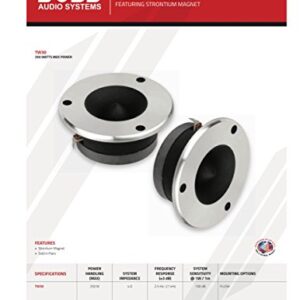 BOSS Audio Systems TW30 250 Watt Per Pair, 3 Inch Bullet Car Tweeters Sold in Pairs