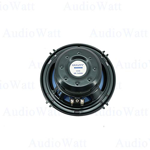 Gravity 4X New GR-1686H 6.5-Inch 2-Way 460 Watts Peak Power Handling Coaxial Car Audio Speakers CEA Rated Injection Cone Woofer Type 92 Decibel Sensitivity