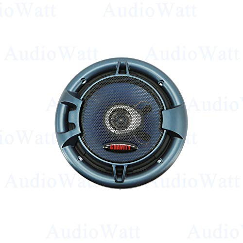 Gravity 4X New GR-1686H 6.5-Inch 2-Way 460 Watts Peak Power Handling Coaxial Car Audio Speakers CEA Rated Injection Cone Woofer Type 92 Decibel Sensitivity