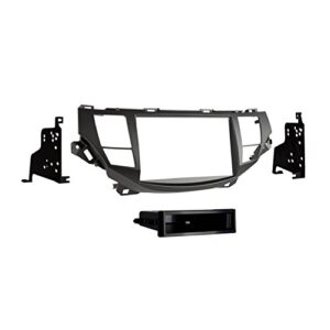 metra 99-7807 single din radio installation kit for select 2008-2012 honda vehicles (black)