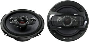 pioneer ts-a1685r 350 watts 4-way car speakers, 6 1/2 inch – 6 3/4 inch, 1 pair (discontinued by manufacturer)