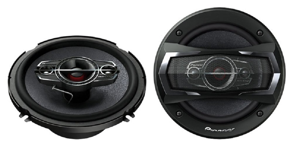 Pioneer TS-A1685R 350 Watts 4-Way Car Speakers, 6 1/2 Inch - 6 3/4 Inch, 1 Pair (Discontinued by Manufacturer)