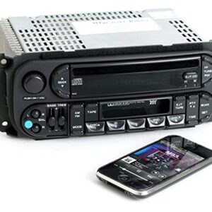 Dodge Jeep Chrysler 02-06 AM FM CD Cassette w Bluetooth Music P05091605AC - RAZ (Renewed)