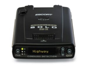 escort solo s3 cordless radar detector