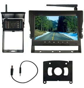 tadibrothers furrion compatible digital wireless plug & play, backup camera kit with 7″ monitor with audio | 120° view angle, 150-ft range, waterproof | observation system for rv, 5th wheel, & camper