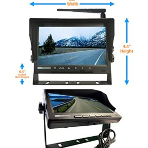 TadiBrothers Furrion Compatible Digital Wireless Plug & Play, Backup Camera Kit with 7" Monitor with Audio | 120° View Angle, 150-Ft Range, Waterproof | Observation System for RV, 5th Wheel, & Camper