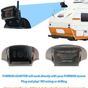 TadiBrothers Furrion Compatible Digital Wireless Plug & Play, Backup Camera Kit with 7" Monitor with Audio | 120° View Angle, 150-Ft Range, Waterproof | Observation System for RV, 5th Wheel, & Camper