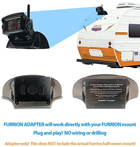 TadiBrothers Furrion Compatible Digital Wireless Plug & Play, Backup Camera Kit with 7" Monitor with Audio | 120° View Angle, 150-Ft Range, Waterproof | Observation System for RV, 5th Wheel, & Camper